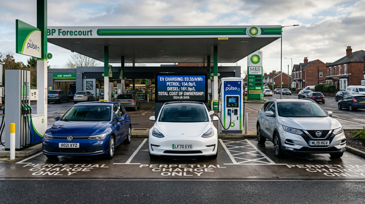 Car running costs comparison UK: Petrol vs EV 2026 | Regit