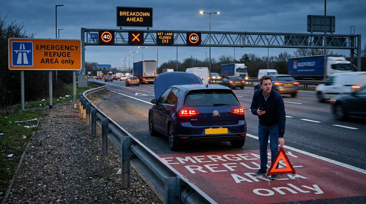 What to do if your car breaks down on a motorway (UK driver guide 2026 ...